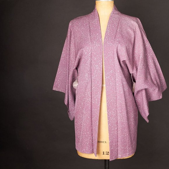 Vintage | Kimonos & Yukatas | 98s Purple Japanese Haori Kimono | Poshmark